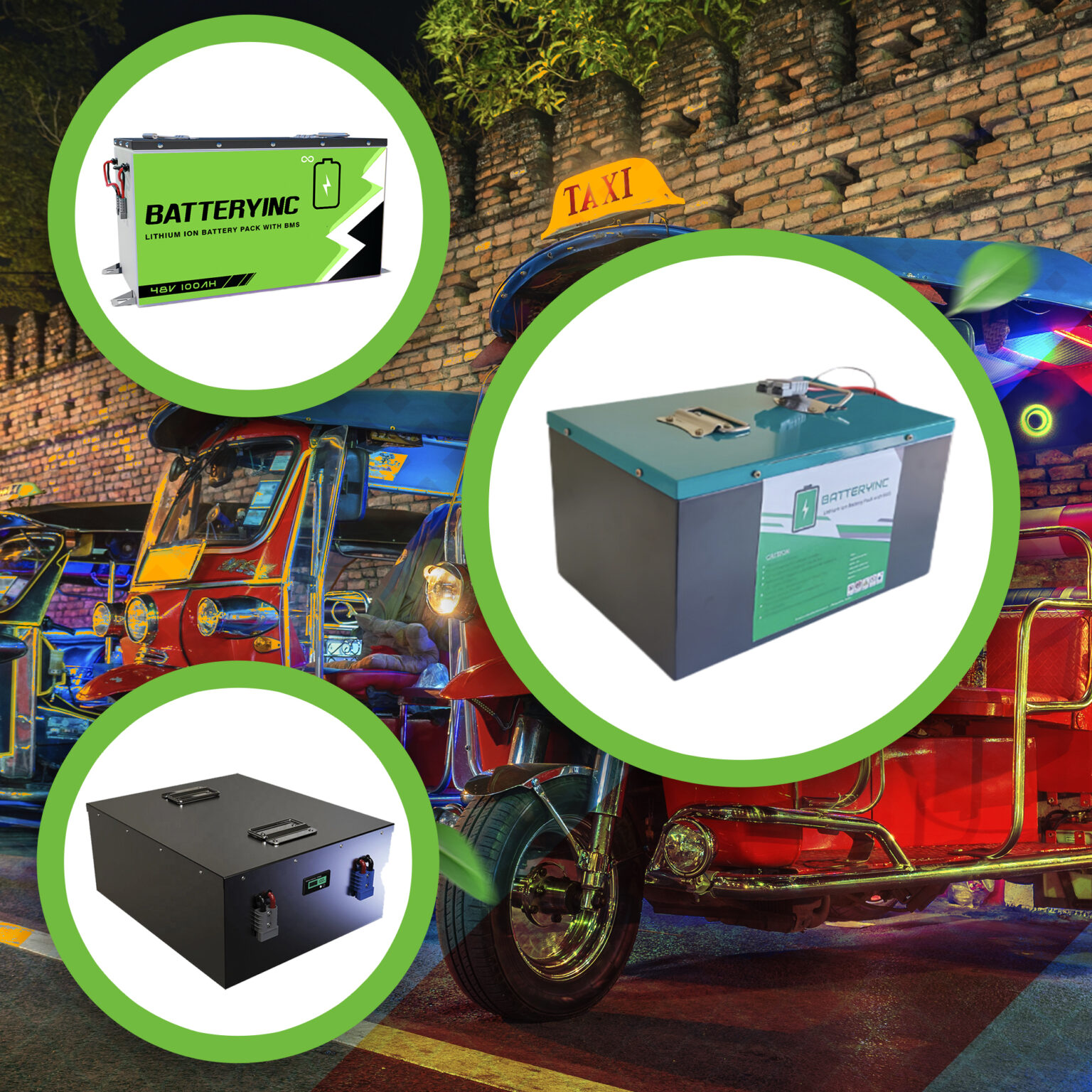 E Rickshaw Lithium Battery Manufacturer in Bangalore- Batteryinc